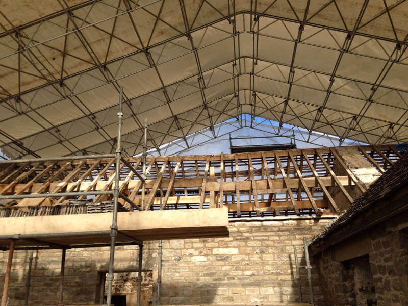 Temporary Roofing - Scaffolding Group